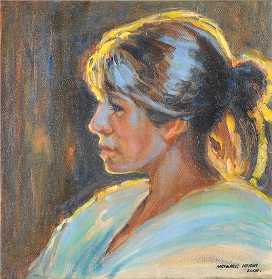Margaret Hayden | PORTRAIT STUDY OF A YOUNG WOMAN | MutualArt