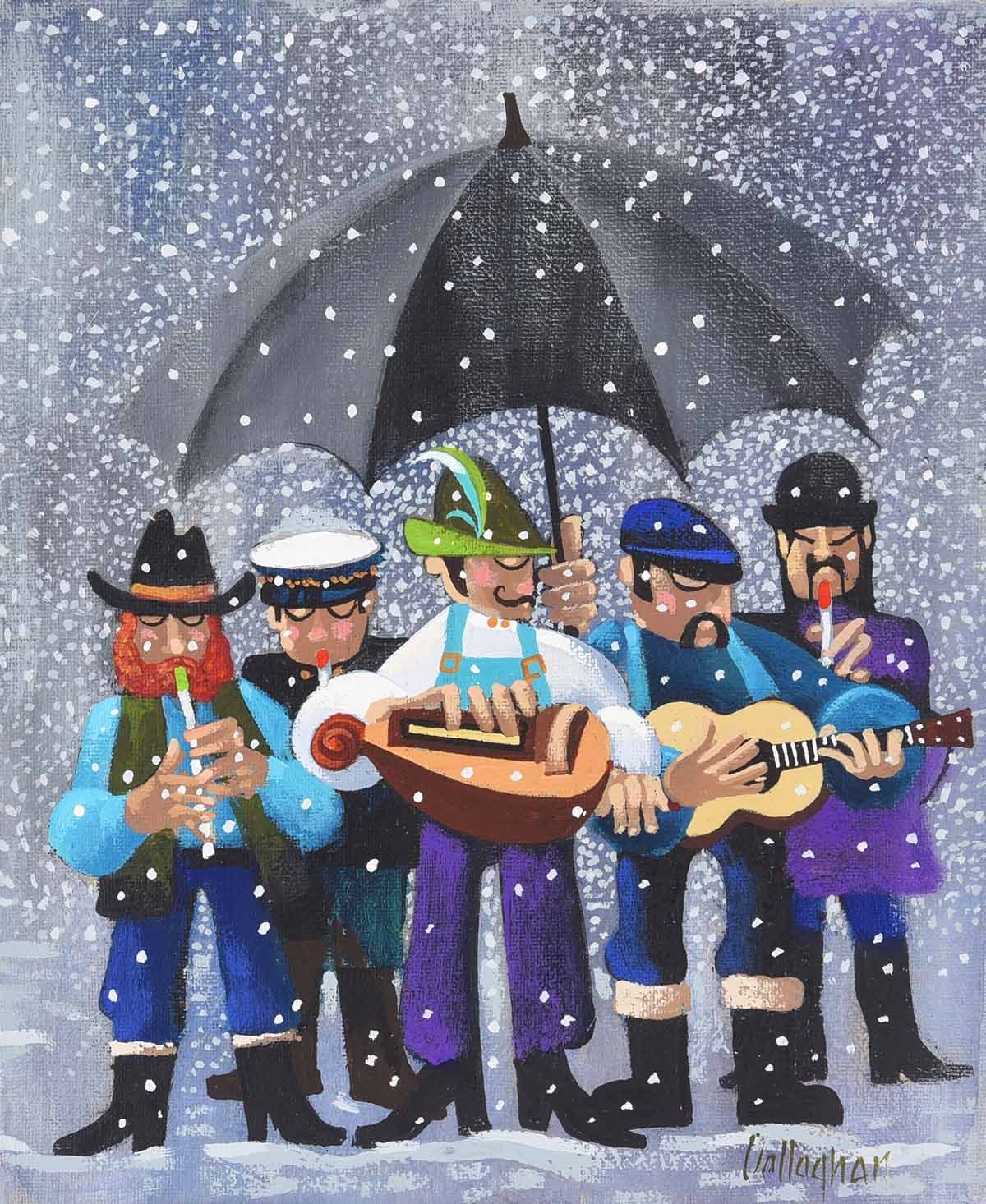 George Callaghan | WINTER VILLAGE | MutualArt