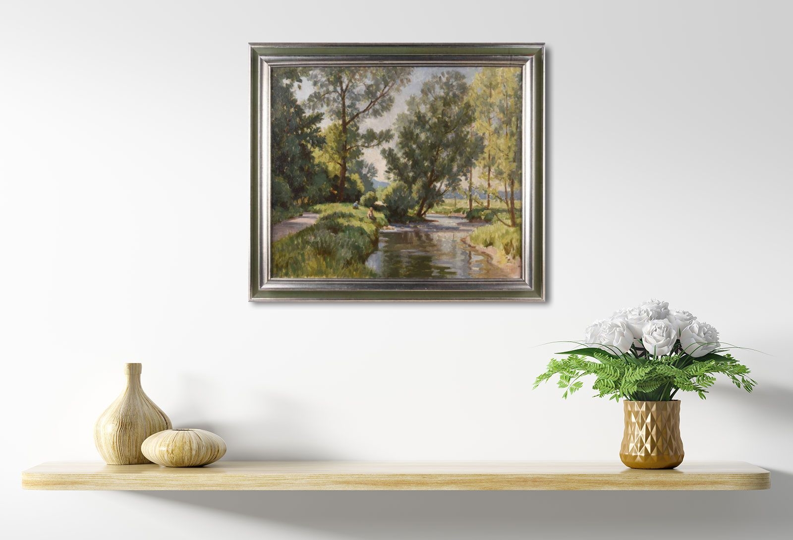 Edward Albert Hickling | SUMMER EVENING BY THE KILWATER | MutualArt