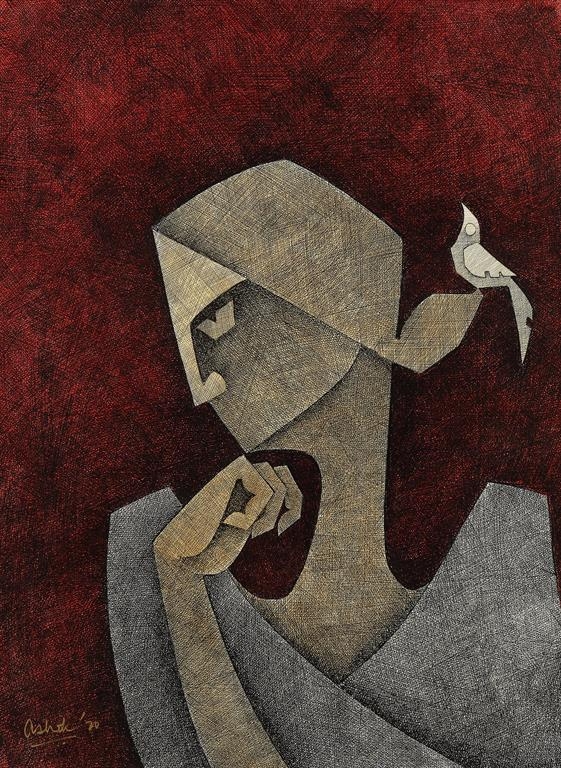 Ashok Bhowmick | Untitled (2020) | MutualArt