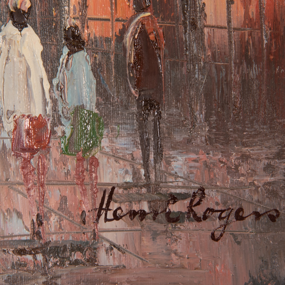 Henri Rogers | Two Paris Street Scenes | MutualArt