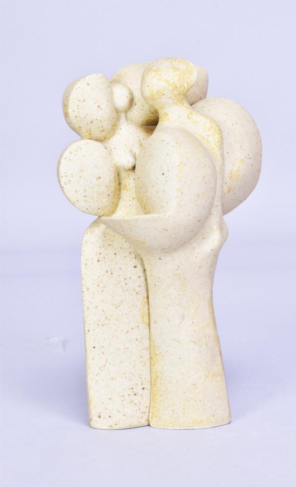 Peter Wright | Two interlocking figures | MutualArt