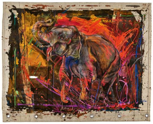 Rolf Knie | Elefant (1988) | MutualArt