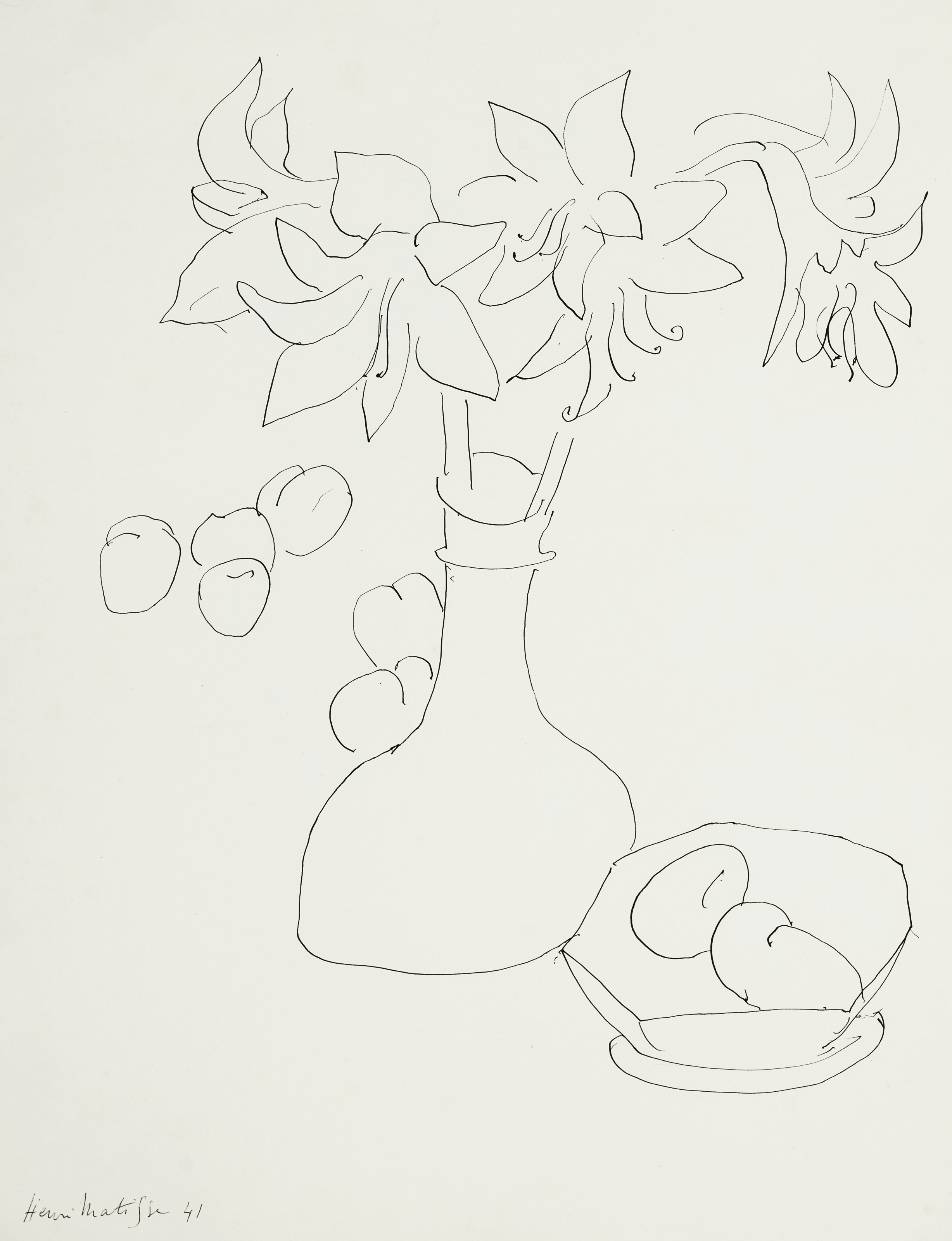 Henri Matisse | Vase de fleurs (1944) | MutualArt