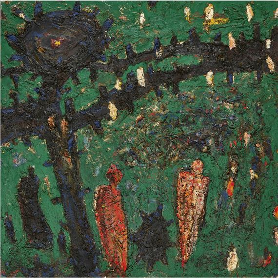 Gunter Damisch | Am Wegbaum (1991) | MutualArt