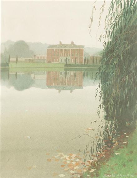 Gerald Mynott | View of Chevening House, Kent (1987) | MutualArt