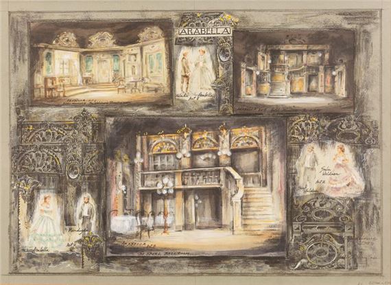 Julia Trevelyan Oman | Panorama of her designs for the production of ...