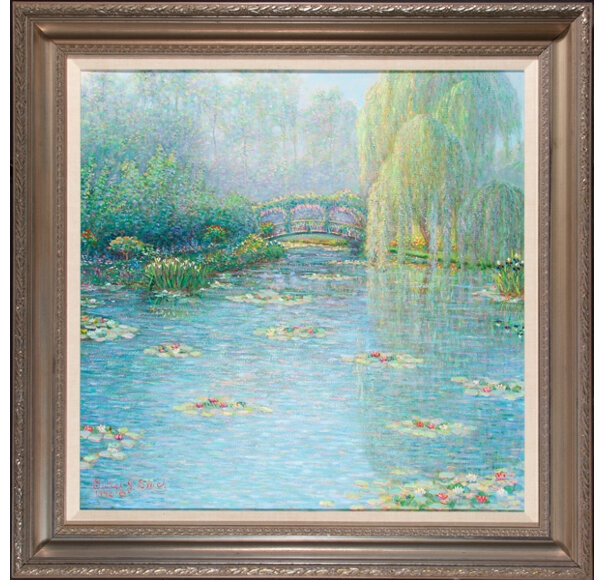 George J. Bleich | Monet's Bridge (1992) | MutualArt
