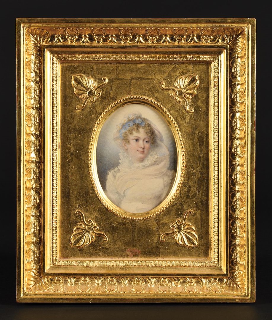 Jean Baptiste Isabey | Portrait of Madame de TALLEYRAND in three ...
