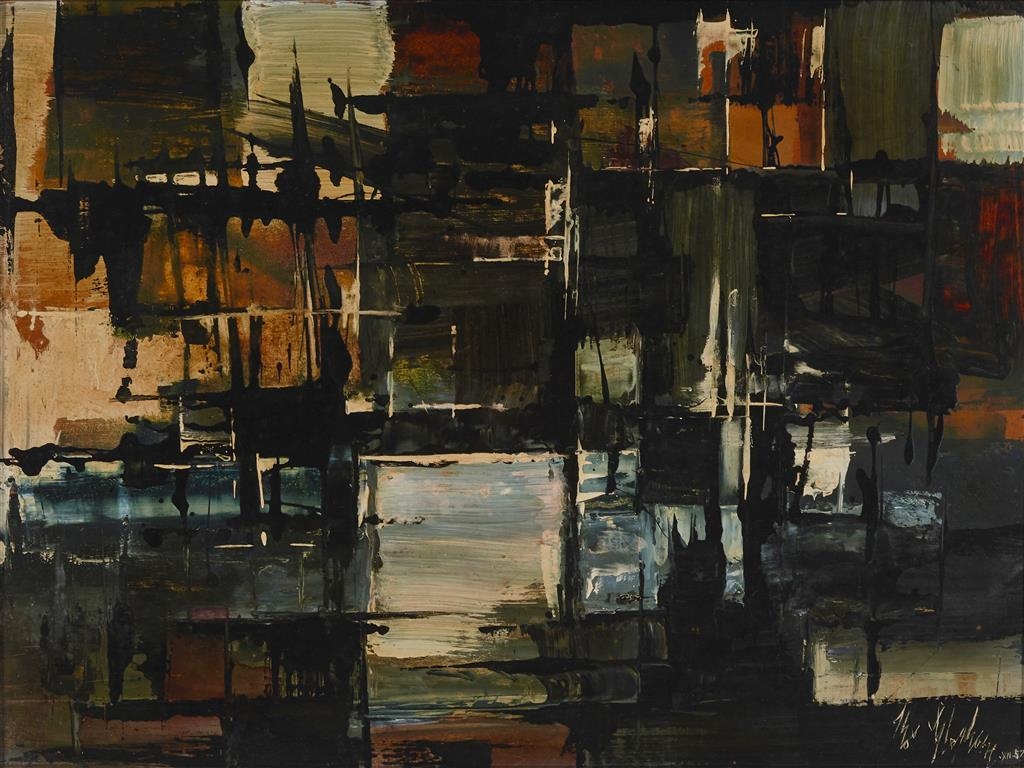 Thomas Gleghorn | Edge of Dusk, Harbour #3 (1957) | MutualArt