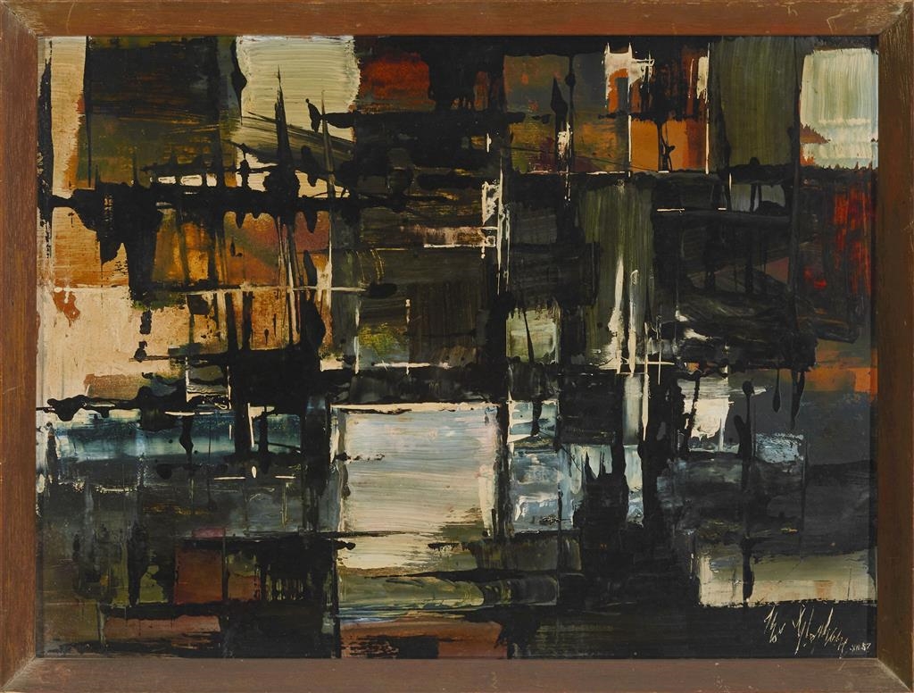 Thomas Gleghorn | Edge of Dusk, Harbour #3 (1957) | MutualArt