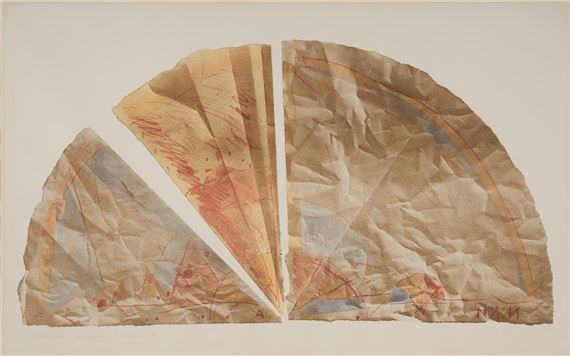 Tim Storrier | Paper Fire Danger Fan | MutualArt