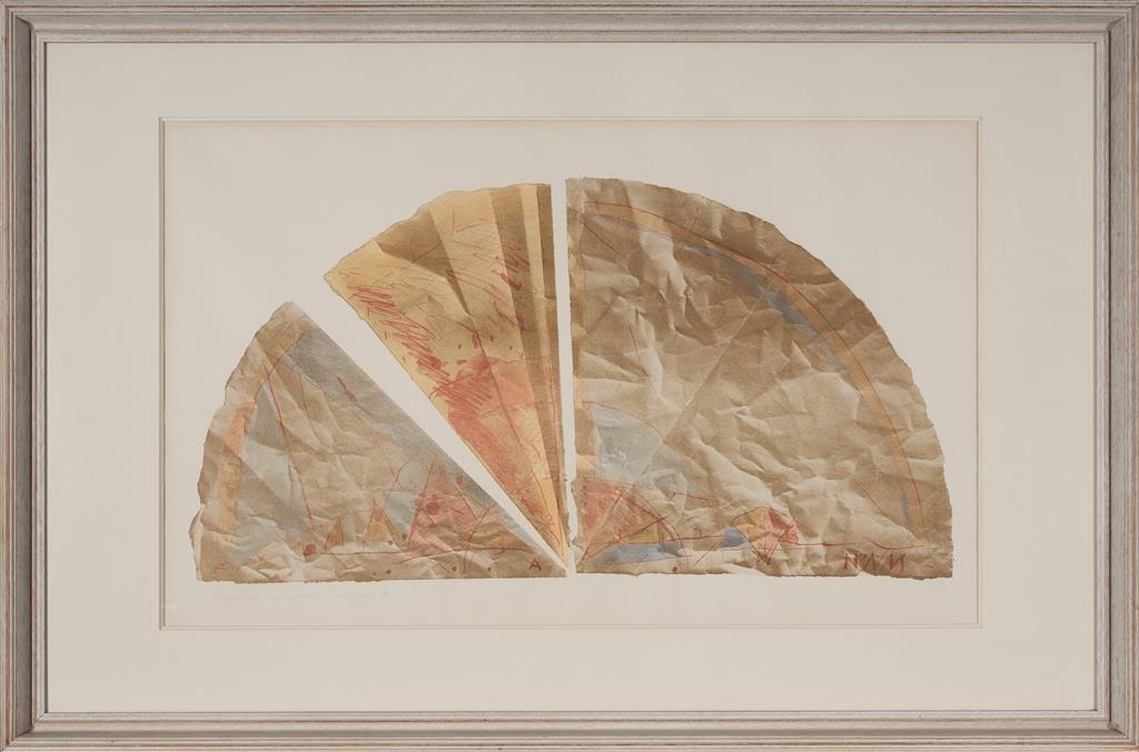 Tim Storrier | Paper Fire Danger Fan | MutualArt