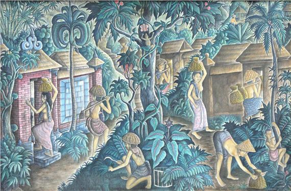 Ida Bagus Made Nadera | Suasana Pedesaan | MutualArt