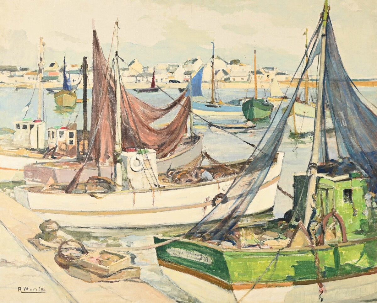 Raymond Wintz | Malamocks à quai, le Guilvinec | MutualArt