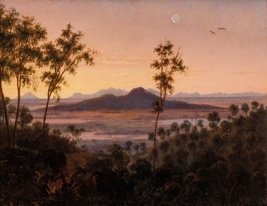 Eugene von Guérard | Mount Shadwell from Mount Noorat (Circa 1857 ...