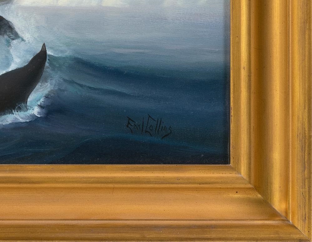 Earl Collins | The whaler Wanderer stands by as a whaleboat is stoved ...