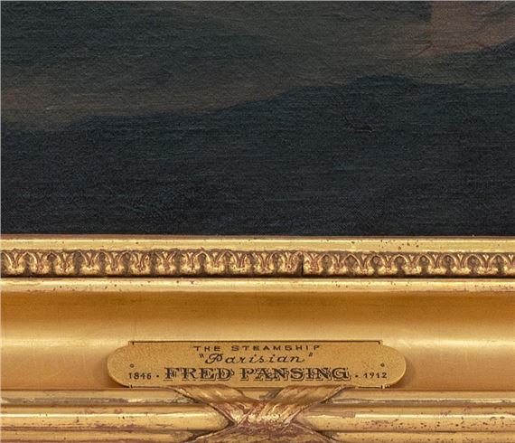 Fred Pansing | Steamship S.S. Parisian of the Allan Line, . (Circa 1885 ...