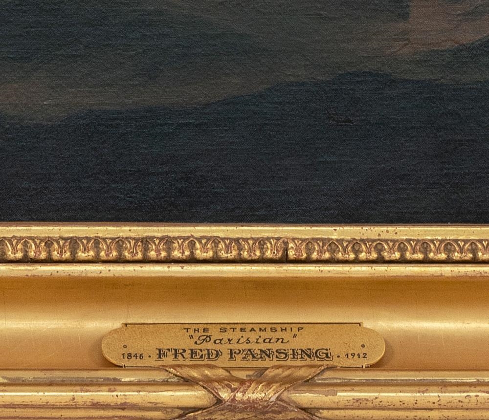 Fred Pansing | Steamship S.S. Parisian of the Allan Line, . (Circa 1885 ...