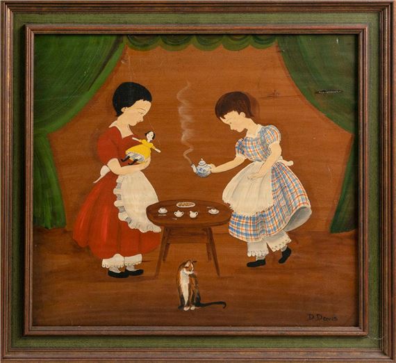 Dorothy Davis | Having Tea | MutualArt
