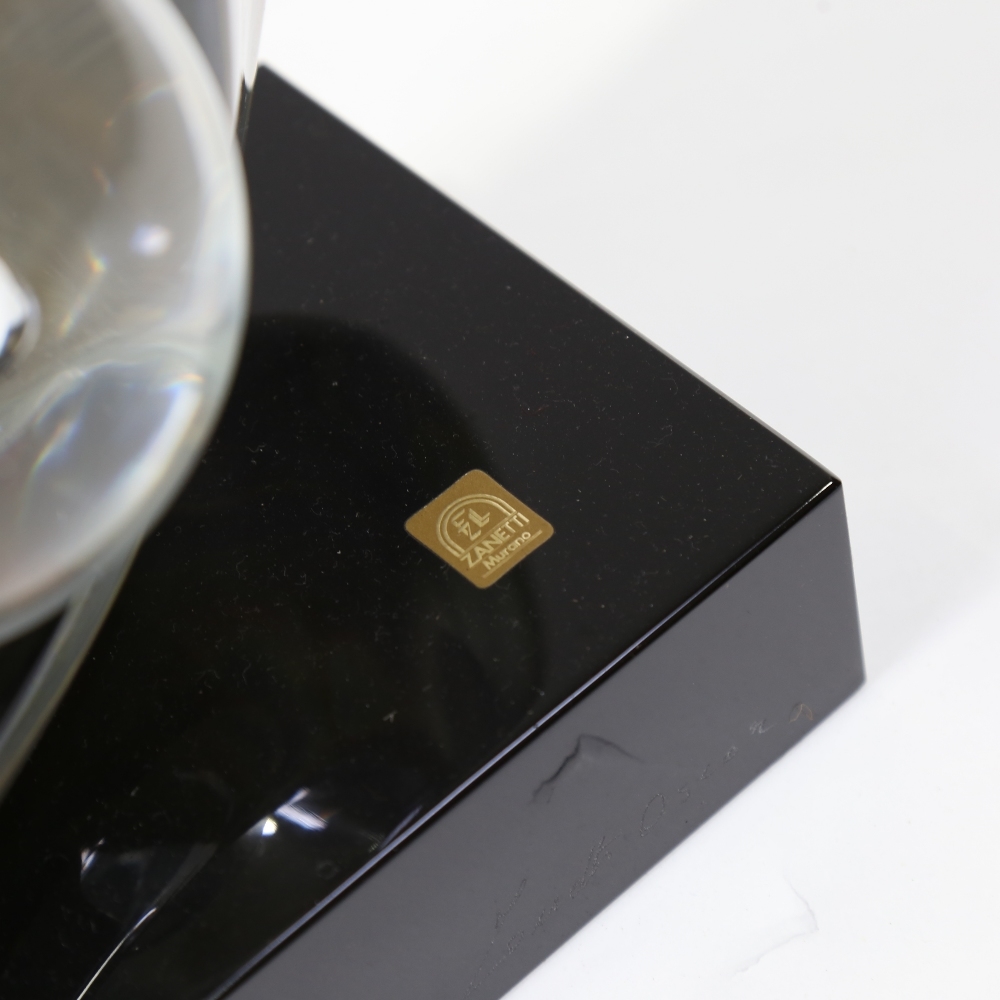 Oscar Zanetti | a large glass sculpture from the Calcedonio Collection ...