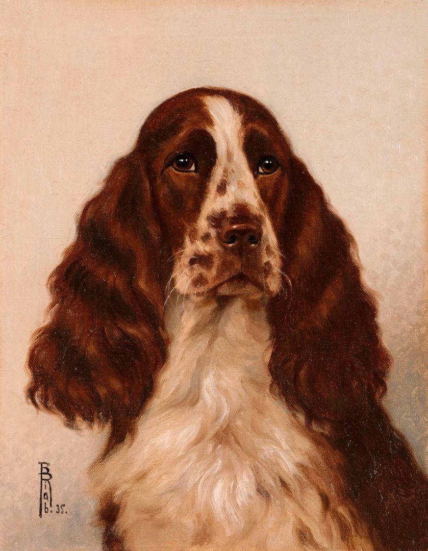 Boris Riab | Dog portrait (1932) | MutualArt