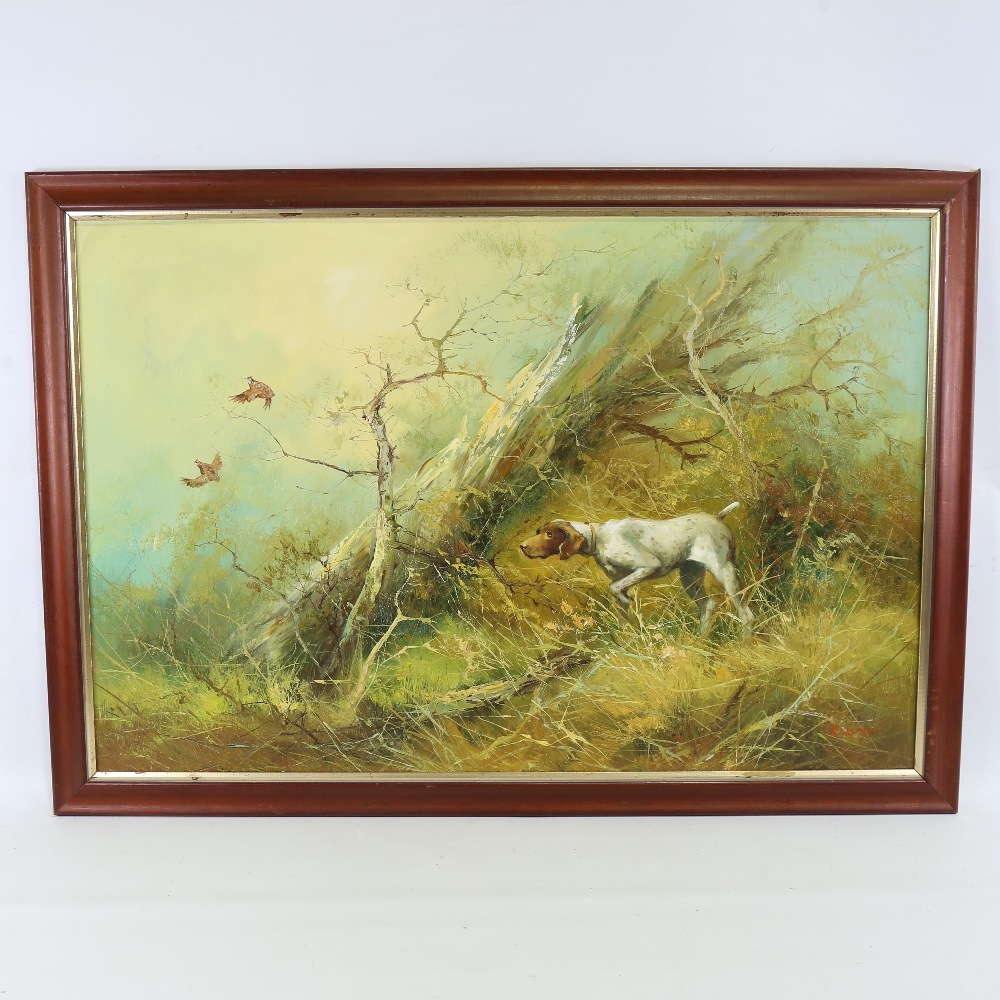 Eugene Kingman | Gun dog in woodland | MutualArt