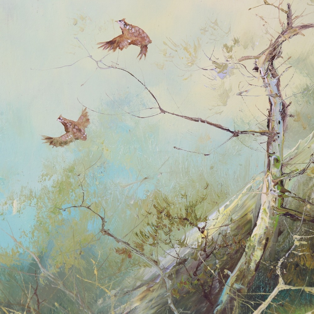 Eugene Kingman | Gun dog in woodland | MutualArt