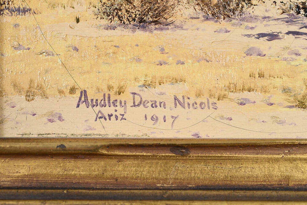 Audley Dean Nichols | Arizona Landscape (1917) | MutualArt