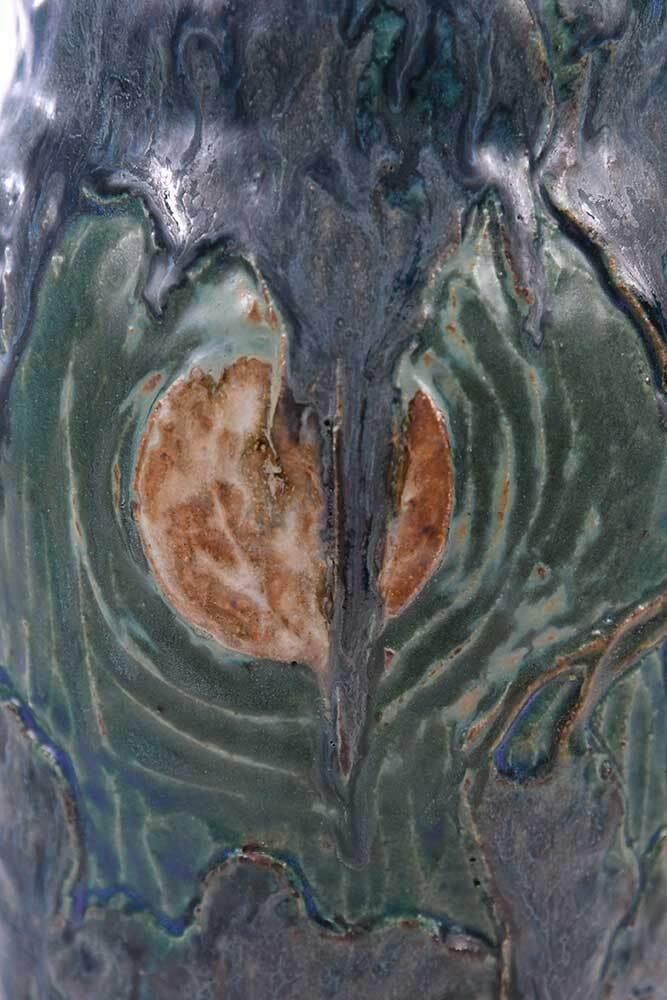 Martin Cushman | Three M. Cushman Florida Faience Pottery Vases | MutualArt