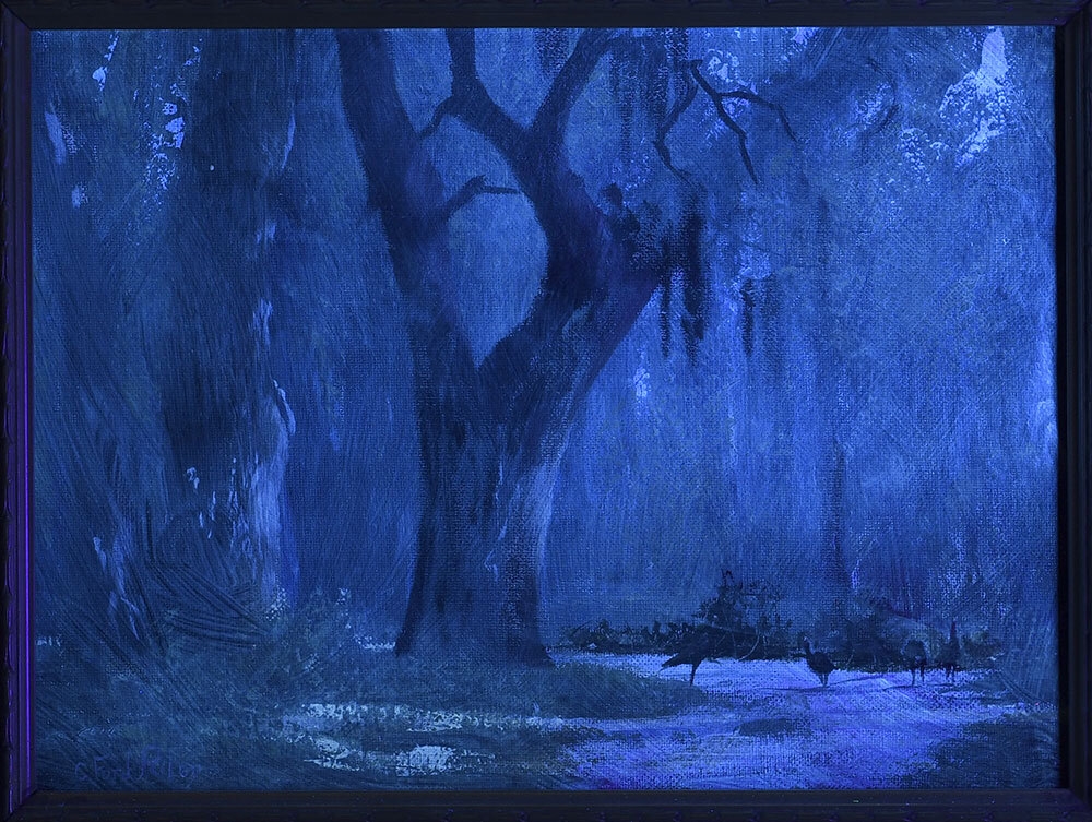 C. Ford Riley | Turkeys Under Oaks | MutualArt