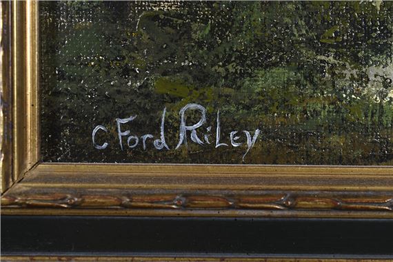 C. Ford Riley | Turkeys Under Oaks | MutualArt