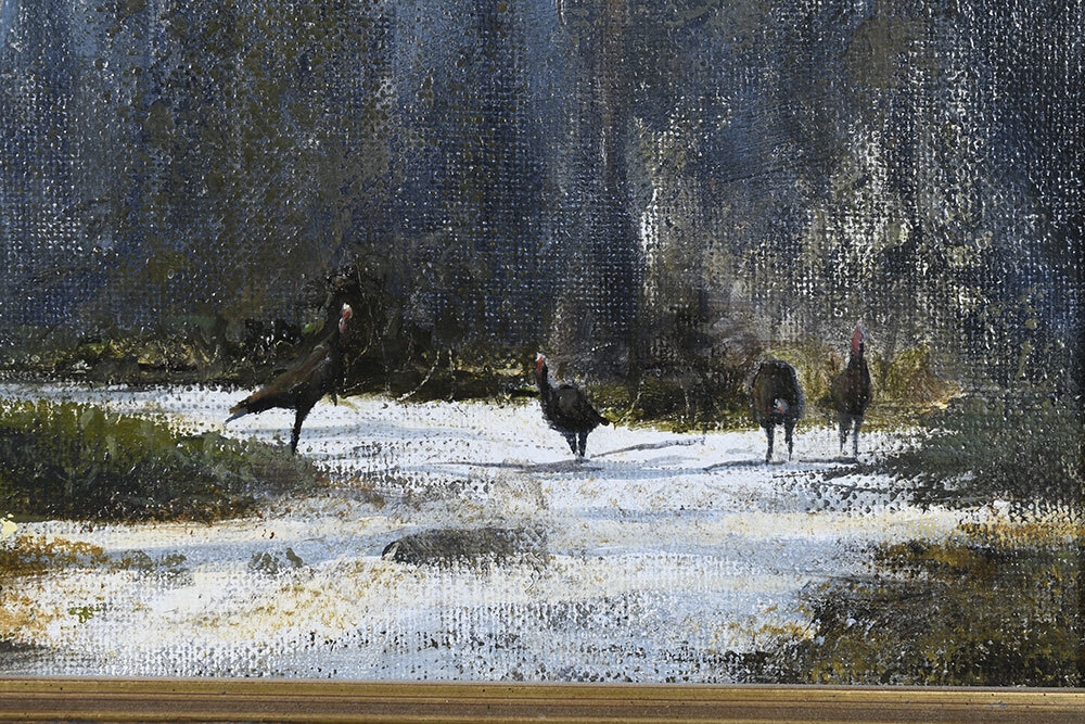 C. Ford Riley | Turkeys Under Oaks | MutualArt