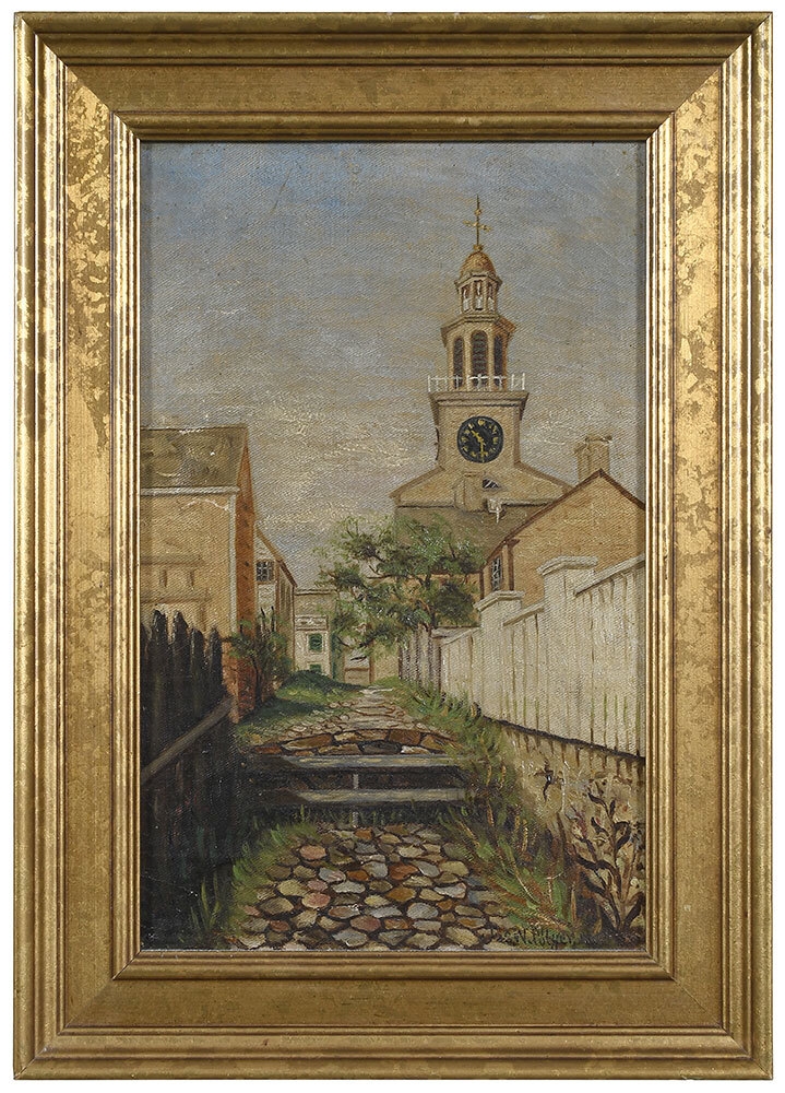 James Walter Folger | The Village Clock Tower | MutualArt