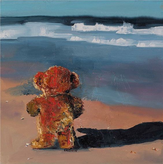 Susan Cronin | TEDDY ON THE BEACH | MutualArt