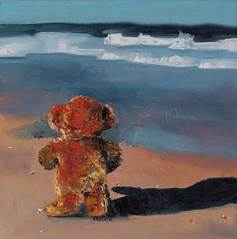 Susan Cronin | TEDDY ON THE BEACH | MutualArt