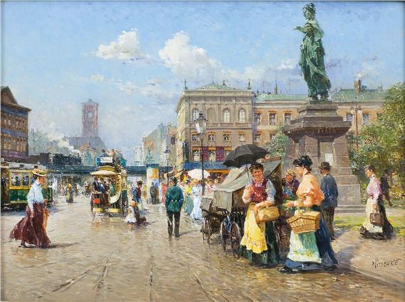 Detlev Nitschke | Berlin Street Scene | MutualArt