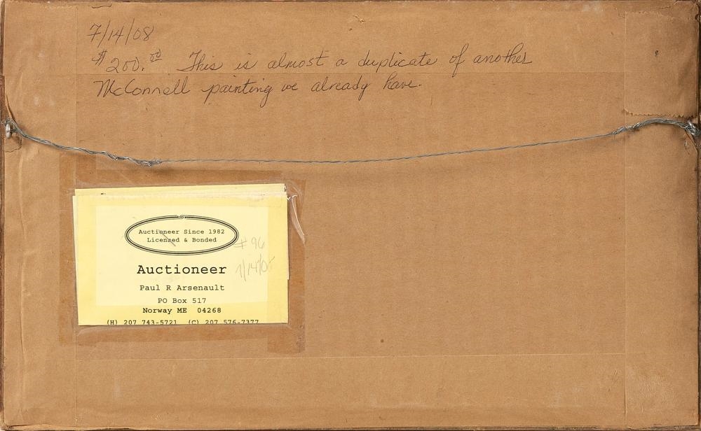 George McConnell | Mountain landscape with birches. | MutualArt