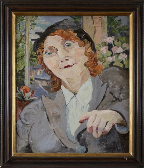 E. Lucy Harwood | Portrait of a German governess | MutualArt