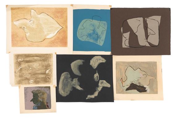 Joseph Solman | Seven screen prints from the Mozart series | MutualArt