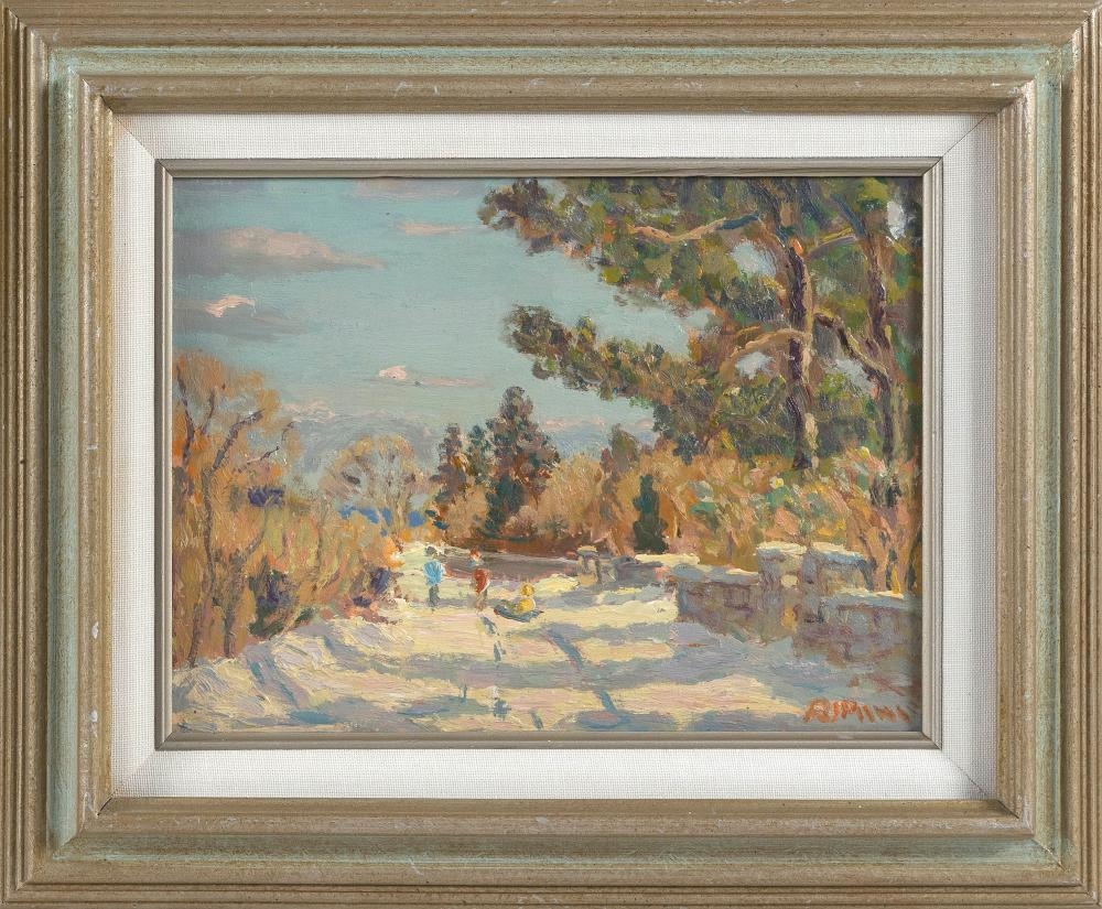 Joseph Rimini | North Shore street scene | MutualArt