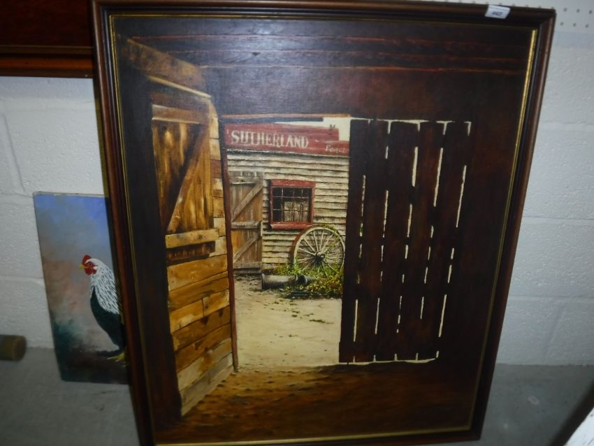 Bev Taylor | Looking out; Cockerel in a cart shed; Woodland at sunrise ...