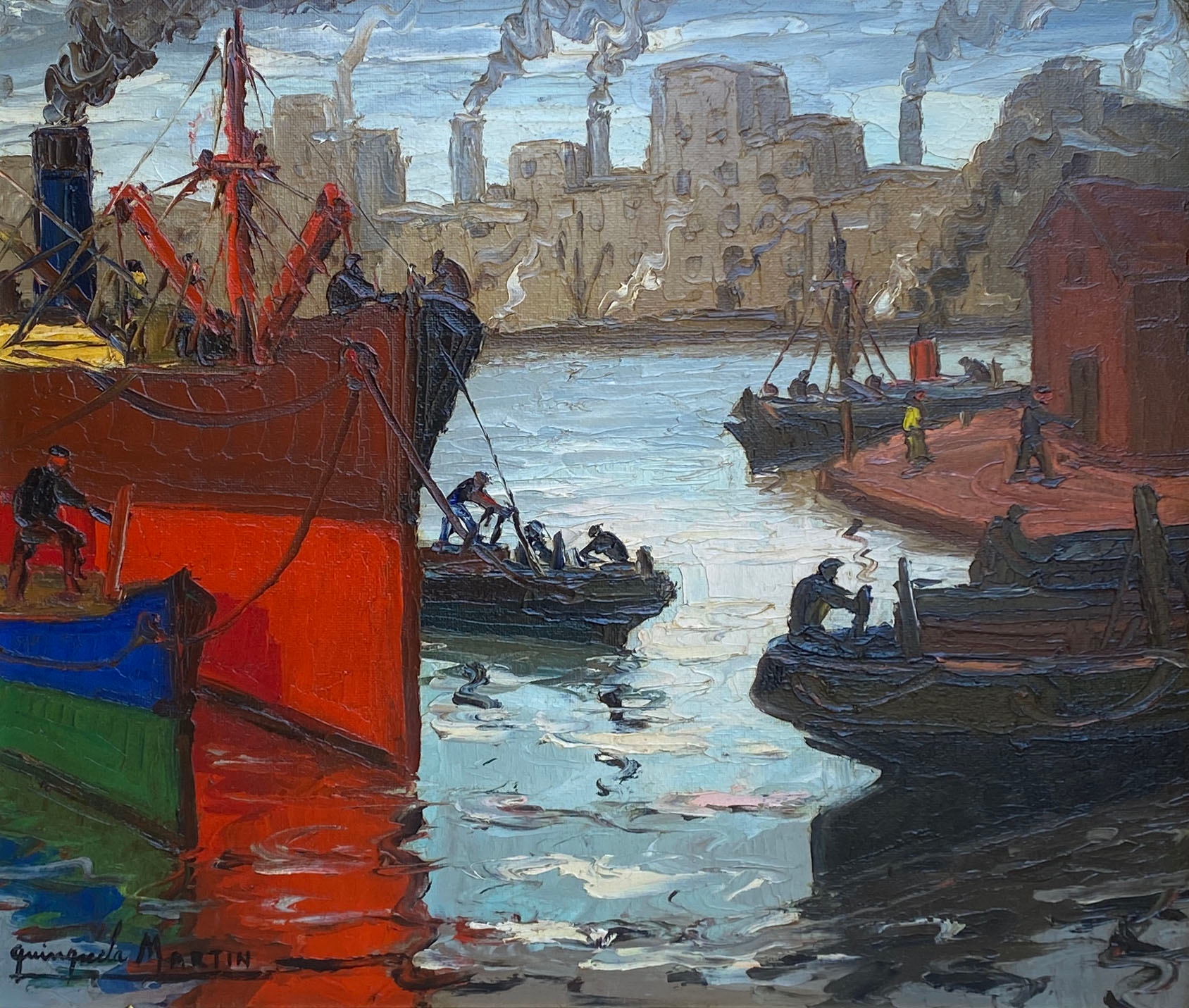 Benito Quinquela Martin | RINCON DE LA BOCA (1965) | MutualArt