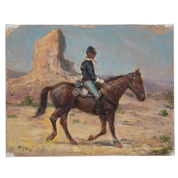 Nathaniel Gibbs | Union Soldier Rides | MutualArt