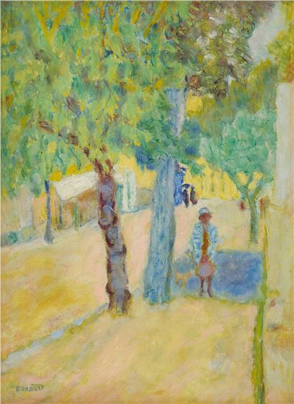 Pierre Bonnard | Personnage sous un arbre (Circa 1925) | MutualArt