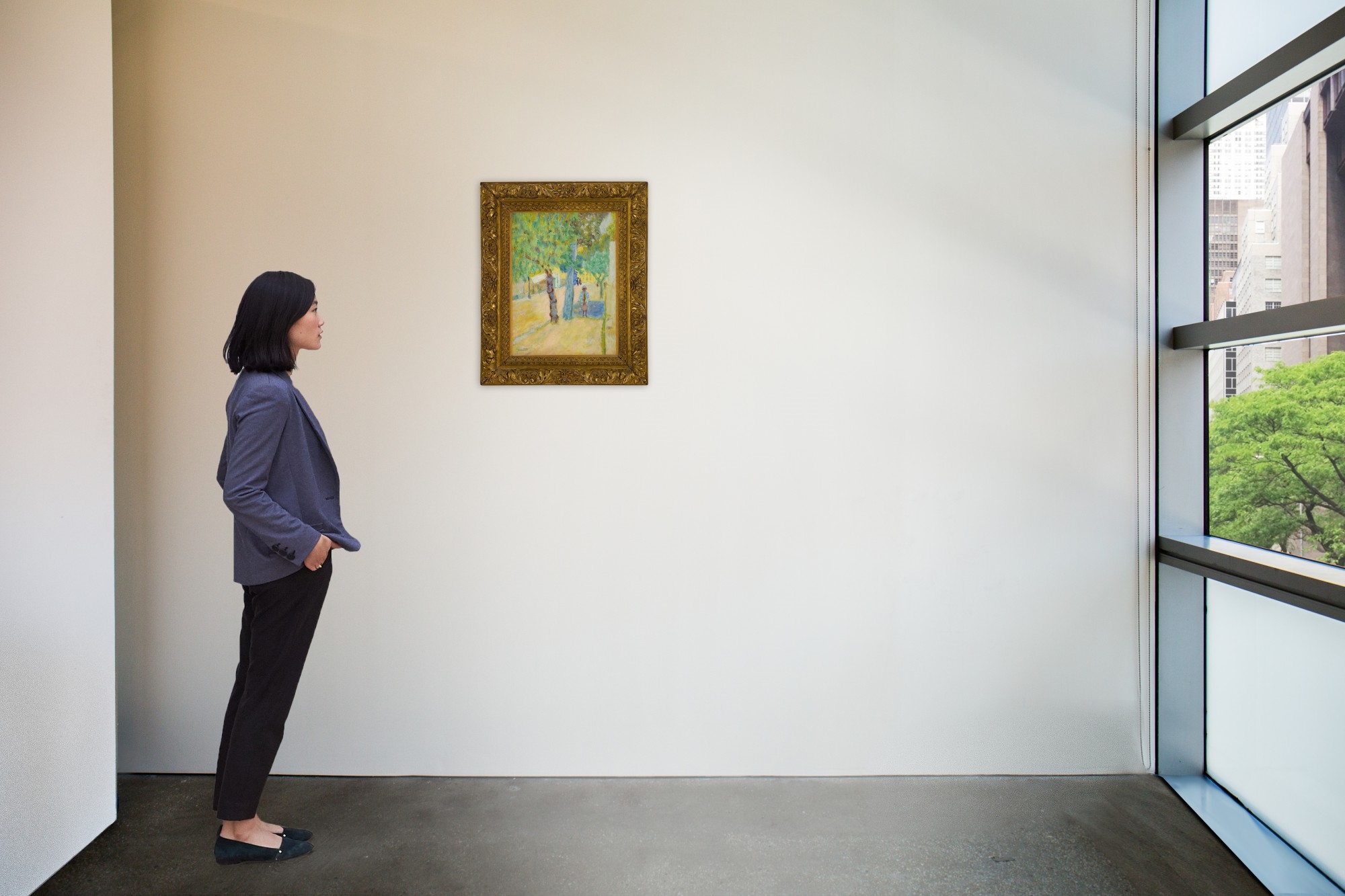 Pierre Bonnard | Personnage sous un arbre (Circa 1925) | MutualArt