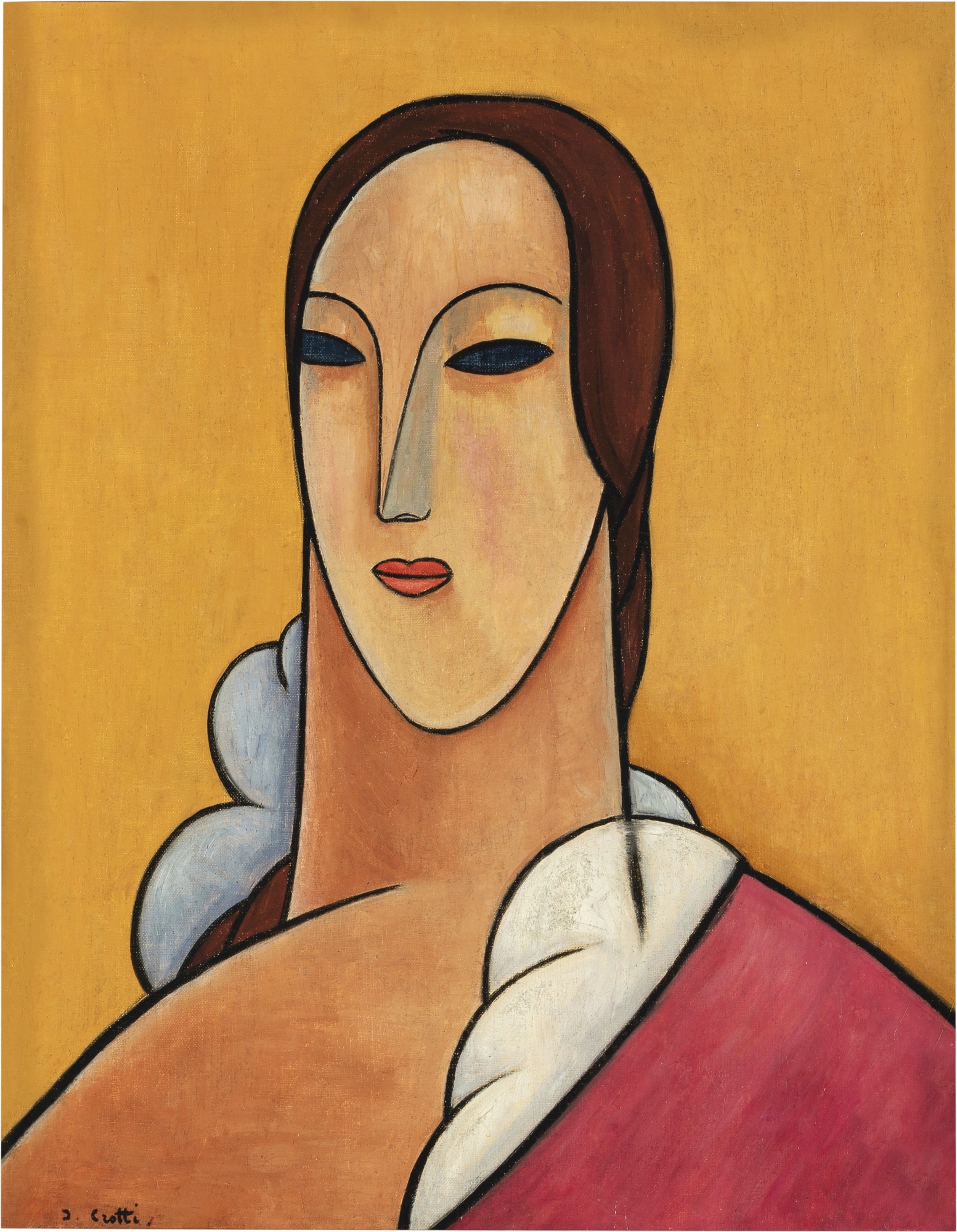 Jean Crotti | Femme (1924) | MutualArt