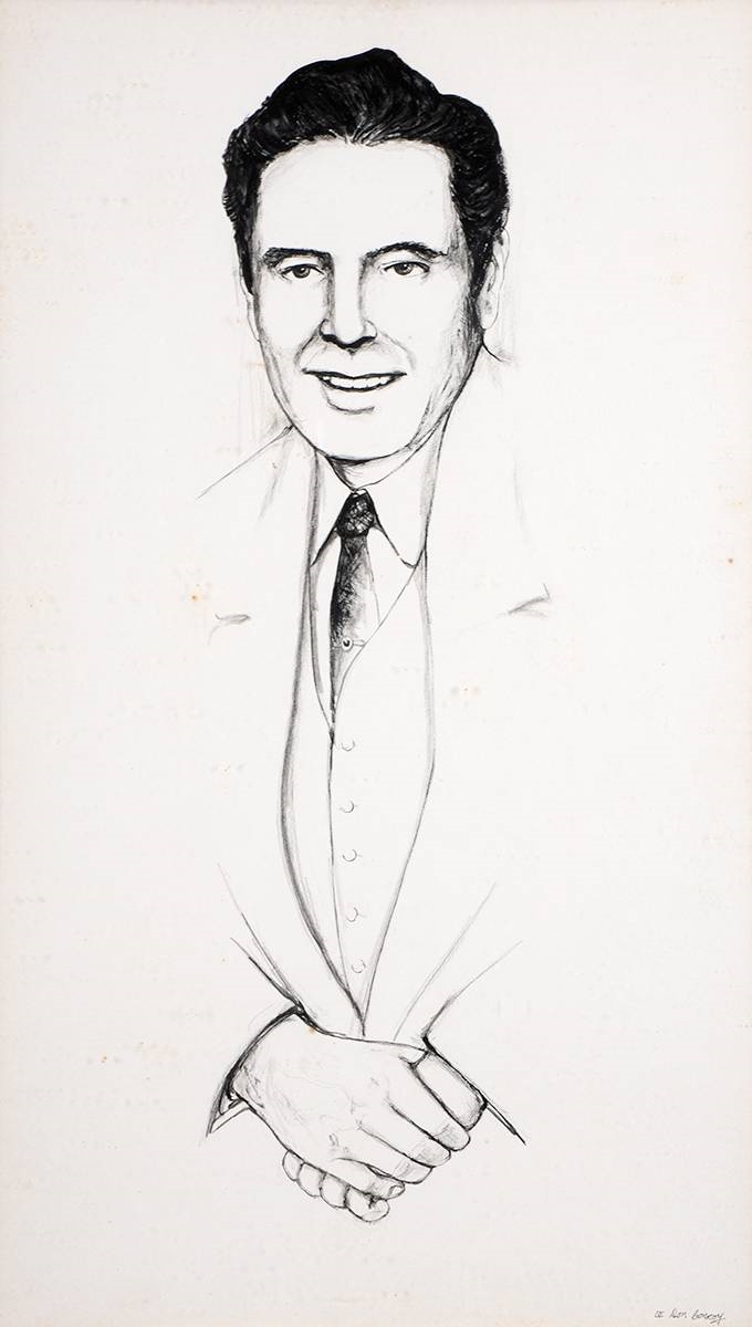 Don Conroy | Portrait drawing of John McCormack | MutualArt