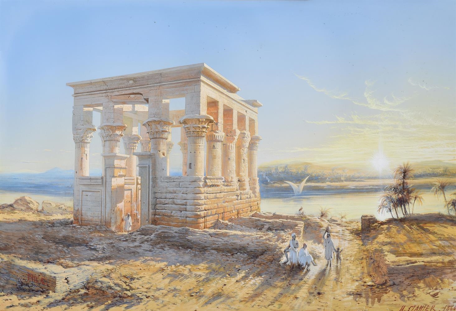 Henry Stanier | The Temple at Philae | MutualArt
