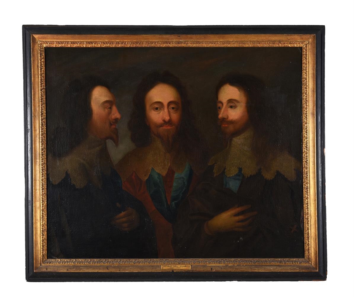 Anthony van Dyck | Portrait of Charles I in three positions | MutualArt